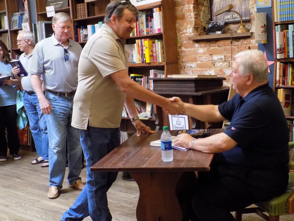 Barbour signs book in Oxford - The Oxford Eagle | The Oxford Eagle