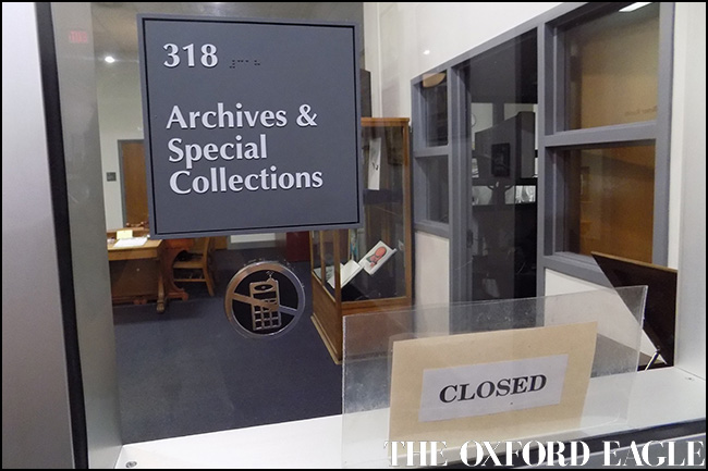 Ole Miss library under repair | The Oxford Eagle