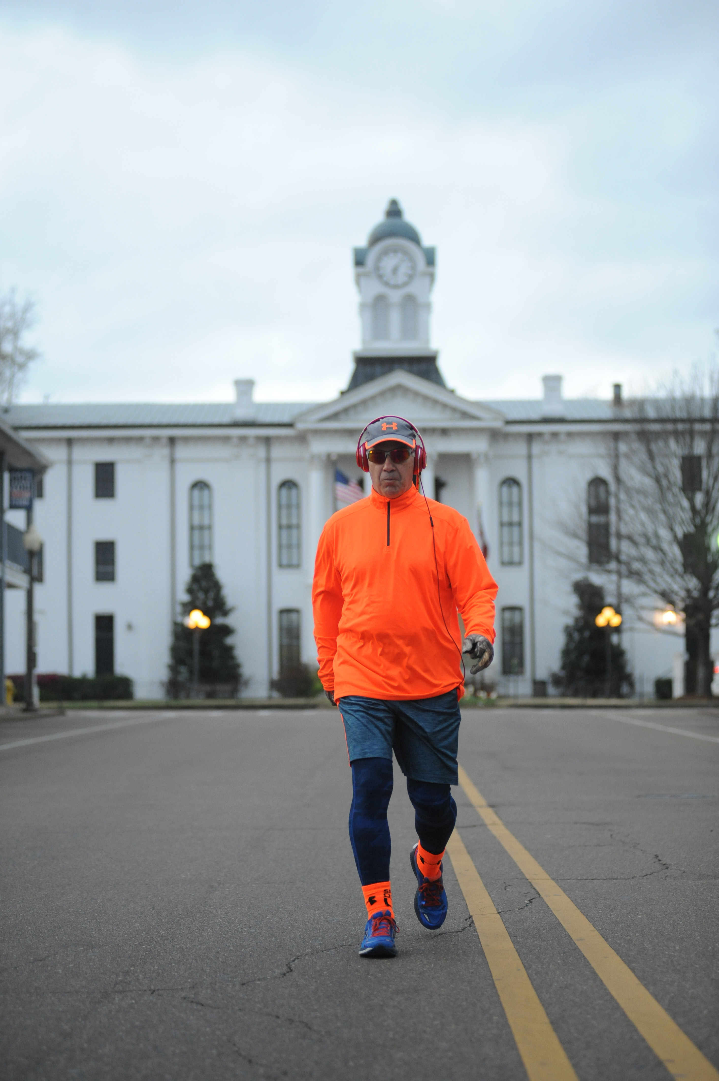 ‘Walking Man’ greets as he trains for final marathon | The Oxford Eagle