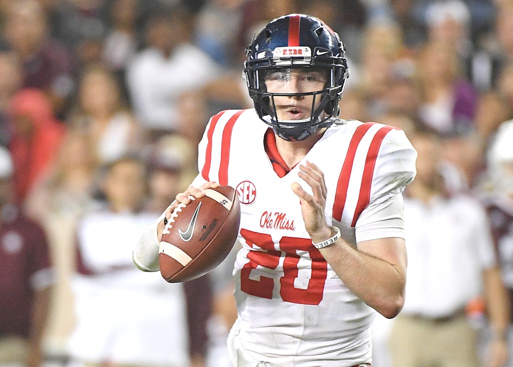 Ole Miss' Shea Patterson, Gary Wunderlich earn SEC weekly honors - The ...