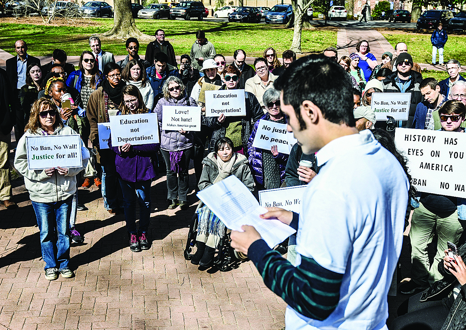 Protest of President Donald Trump’s travel ban held on Ole Miss campus ...