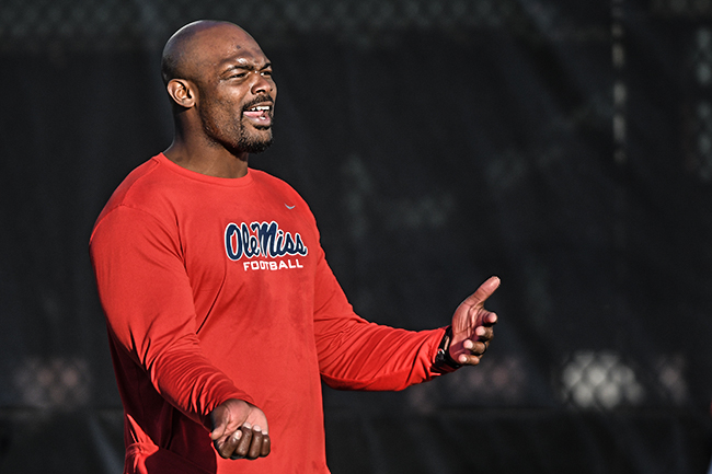 Ole Miss defensive line coach Freddie Roach talks going against former ...