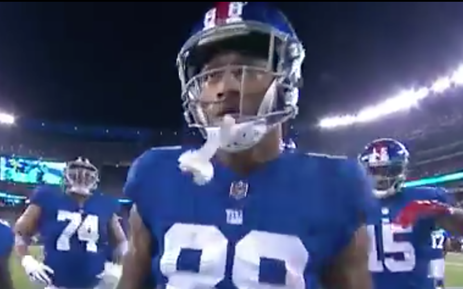 New York Giants tight end, former Ole Miss standout Evan Engram catches ...