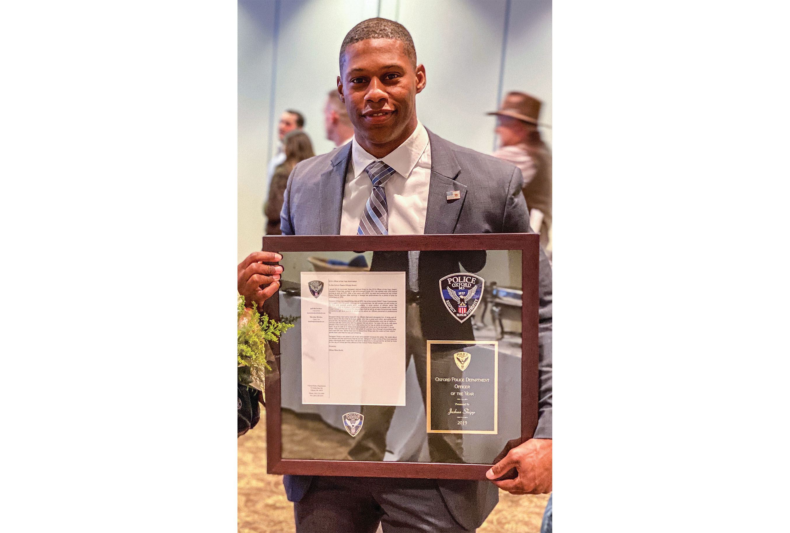 Sergeant Joshua Shipp named Oxford Police Department’s Officer of the ...