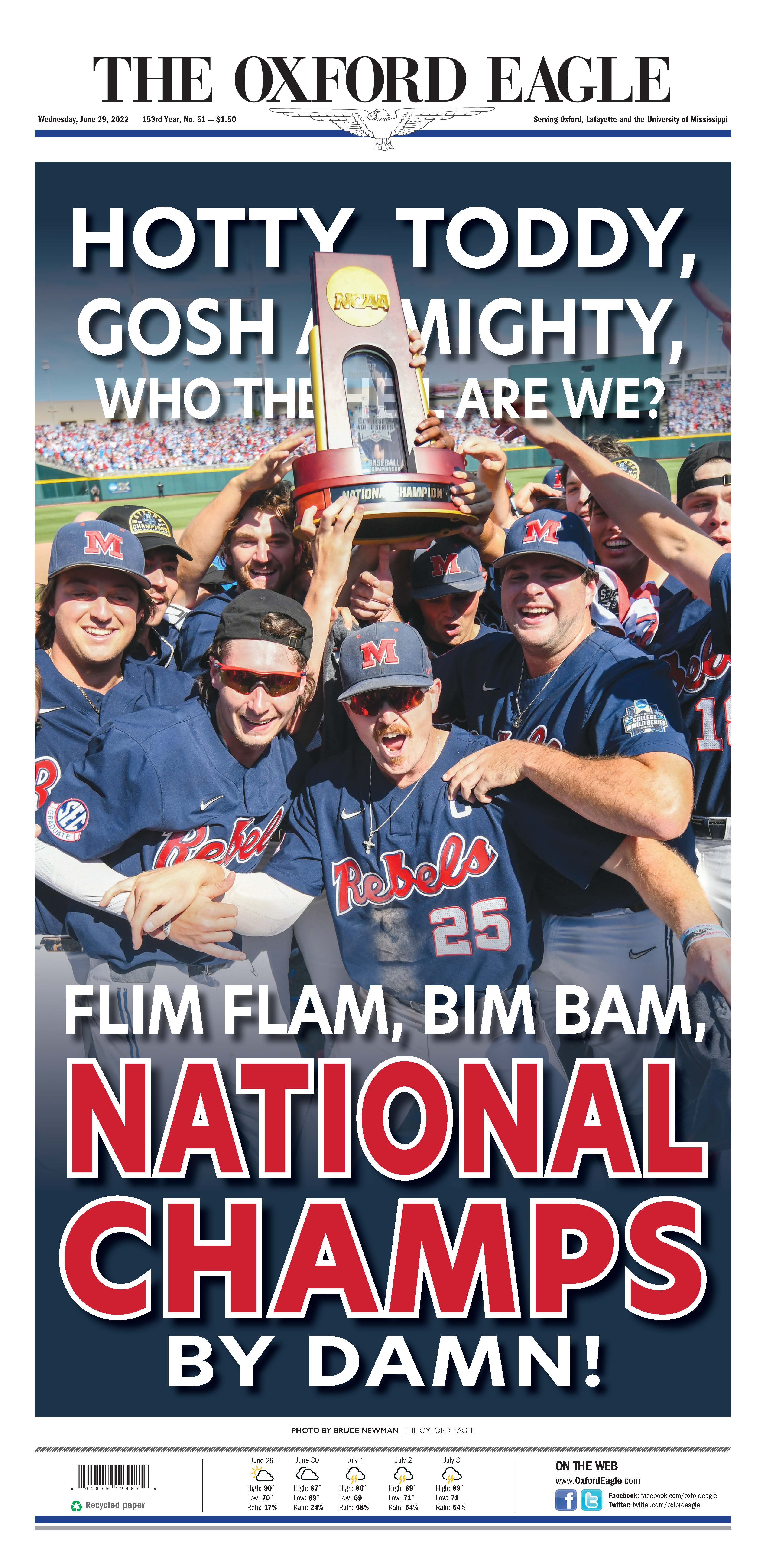 National Championship Poster | The Oxford Eagle