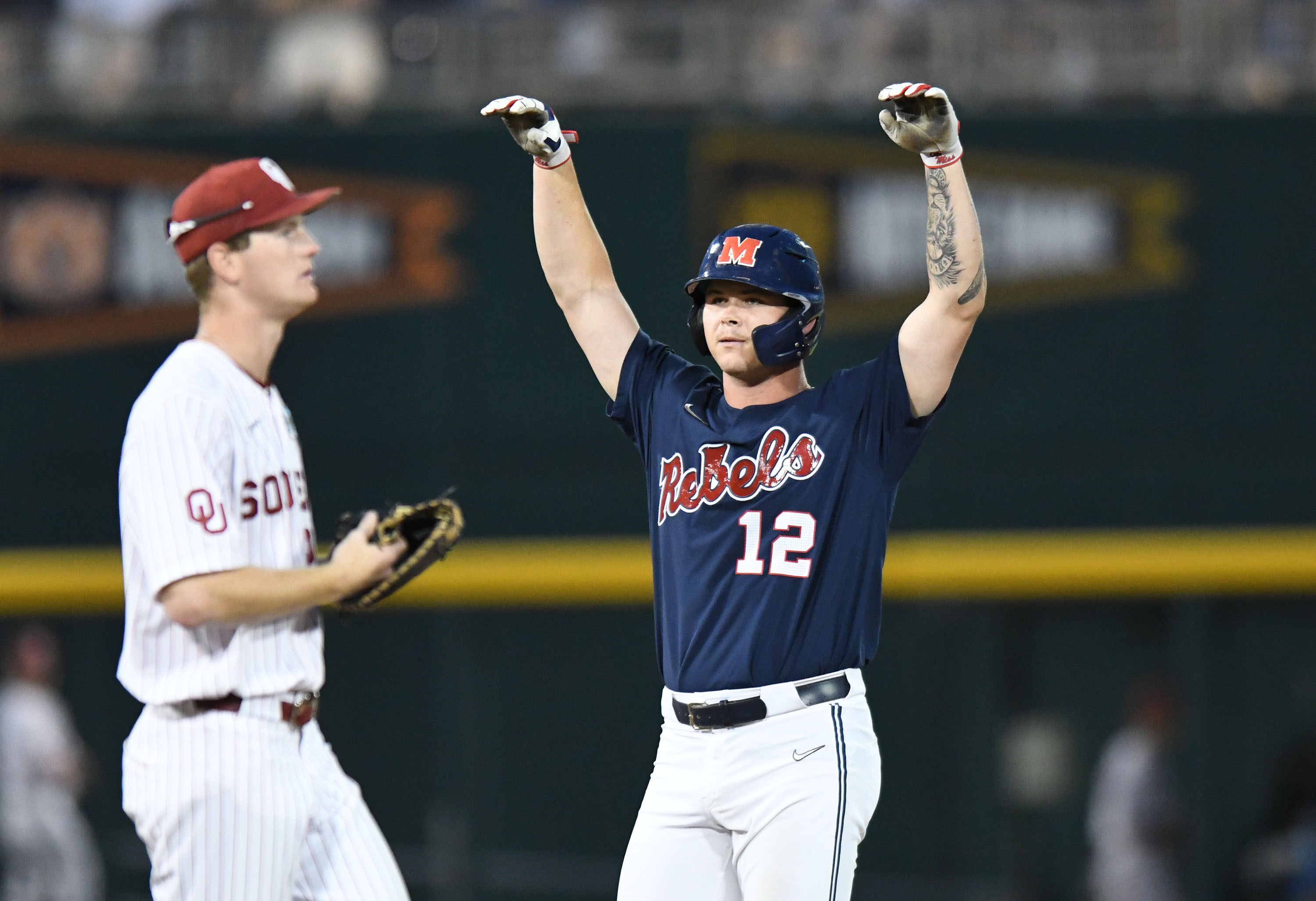 Gallery: Ole Miss defeats Oklahoma in game one of College World Series ...