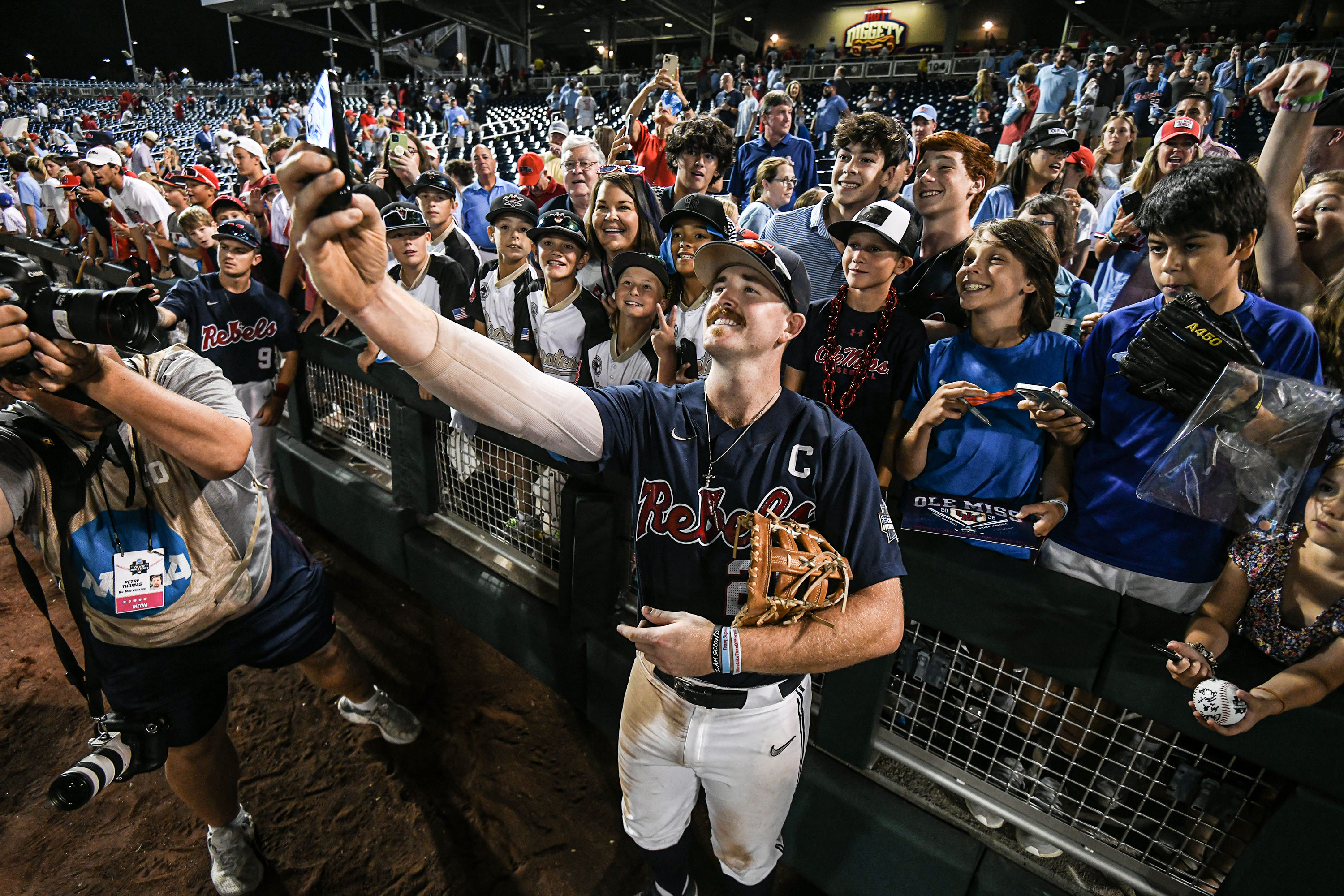 Gallery: Ole Miss defeats Oklahoma in game one of College World Series ...