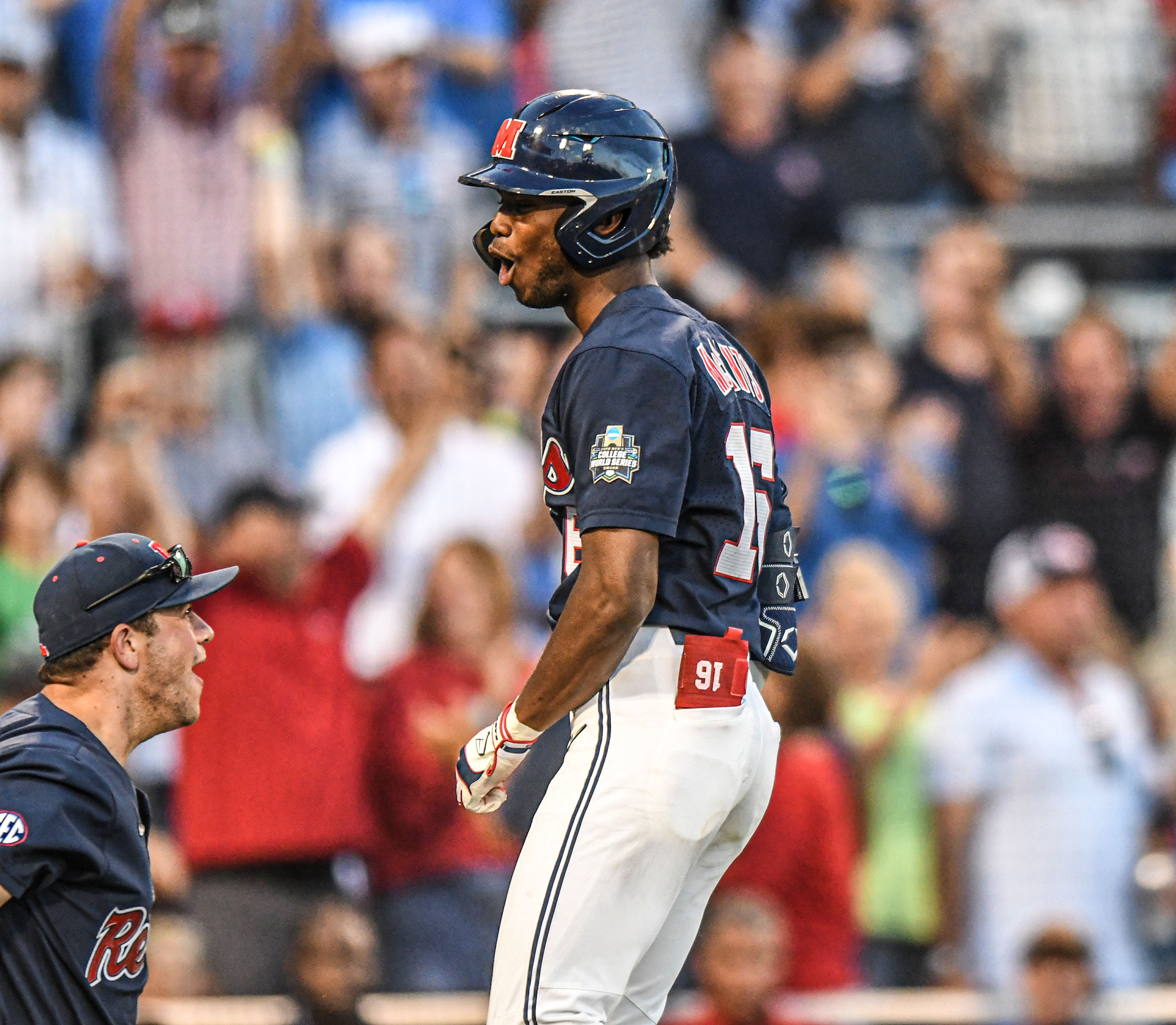 Gallery: Ole Miss defeats Oklahoma in game one of College World Series ...