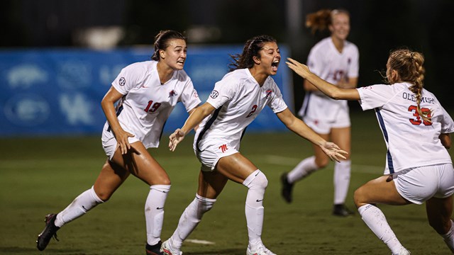 No. 18 Ole Miss soccer tops No. 22 Memphis behind three-goal second ...