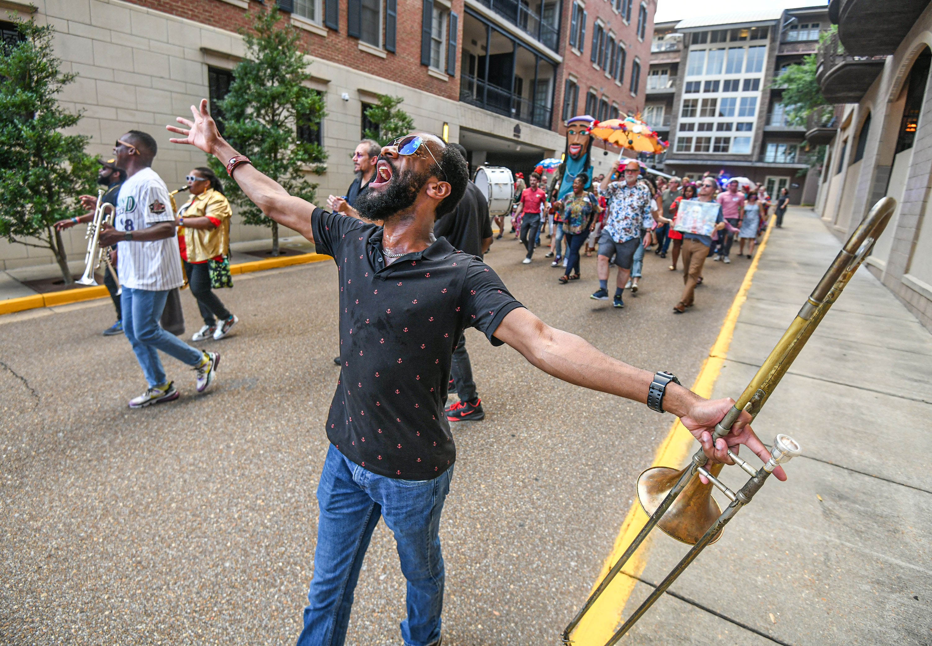 Gallery: Yoknapatawpha Arts Council hosts second line to honor Ronzo ...