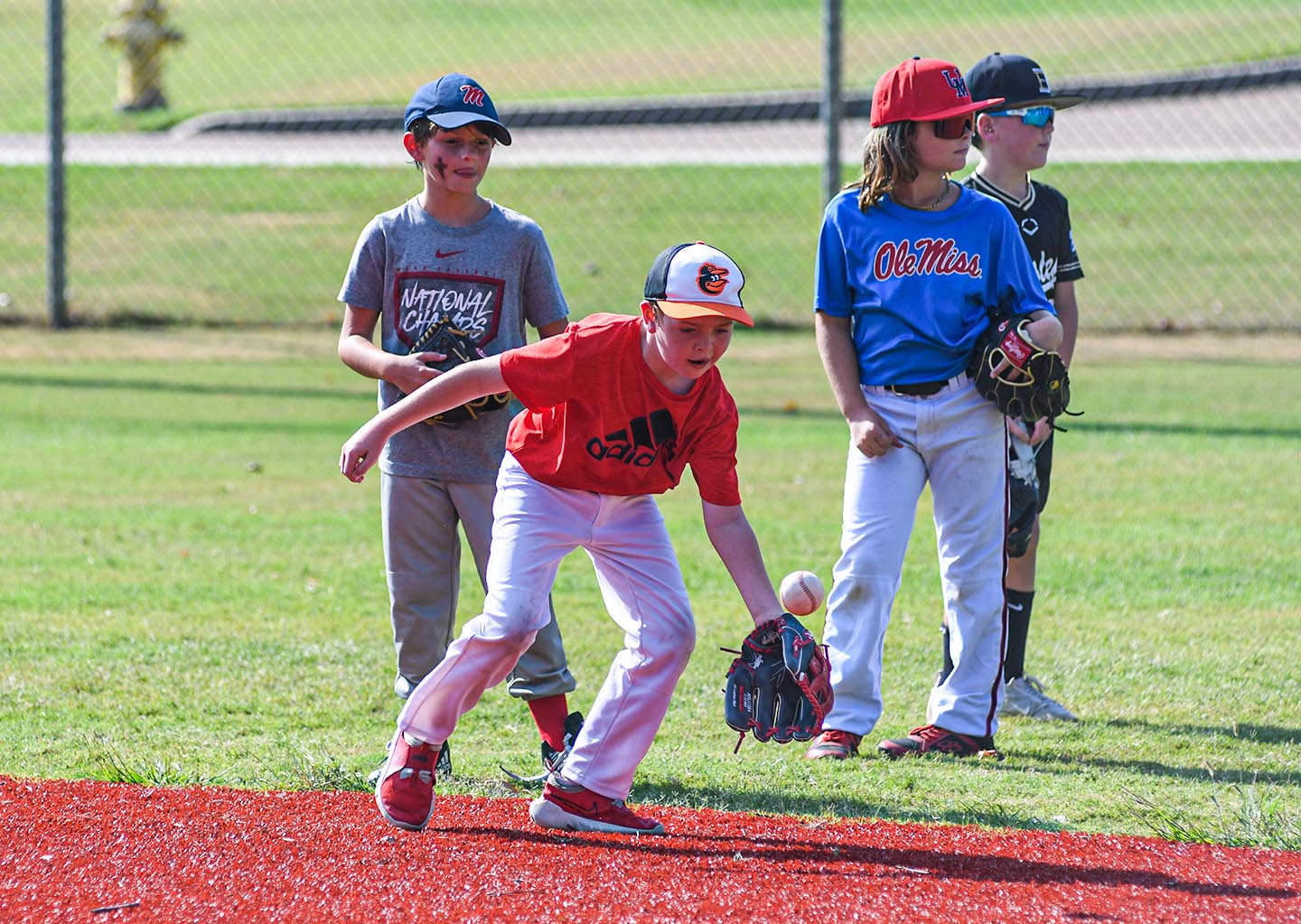 Gallery: Ole Miss infielders Peyton Chatagnier, Garrett Wood host camp ...