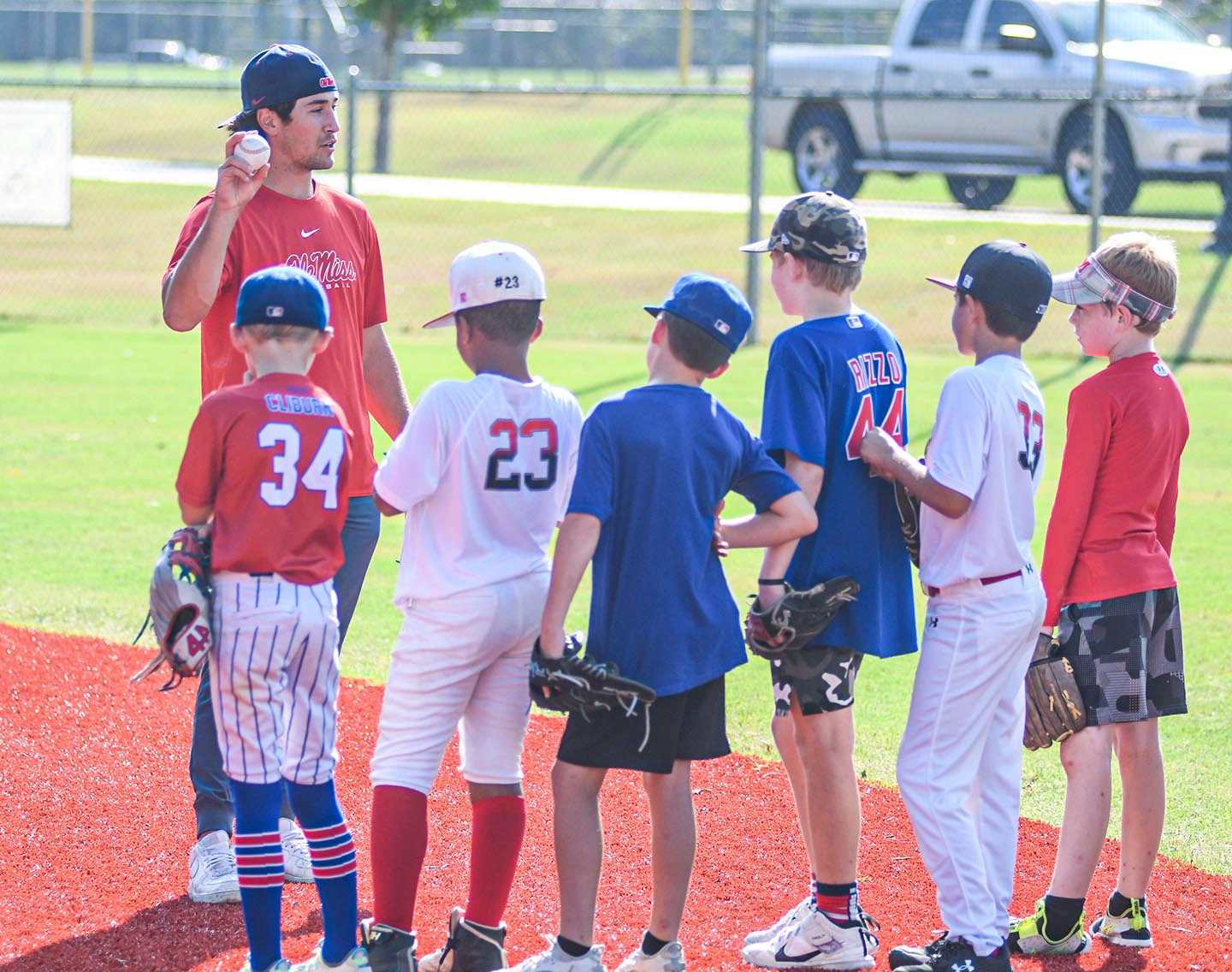Gallery: Ole Miss infielders Peyton Chatagnier, Garrett Wood host camp ...