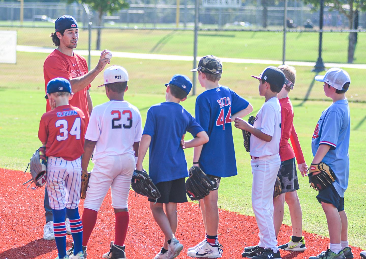 Gallery: Ole Miss infielders Peyton Chatagnier, Garrett Wood host camp ...