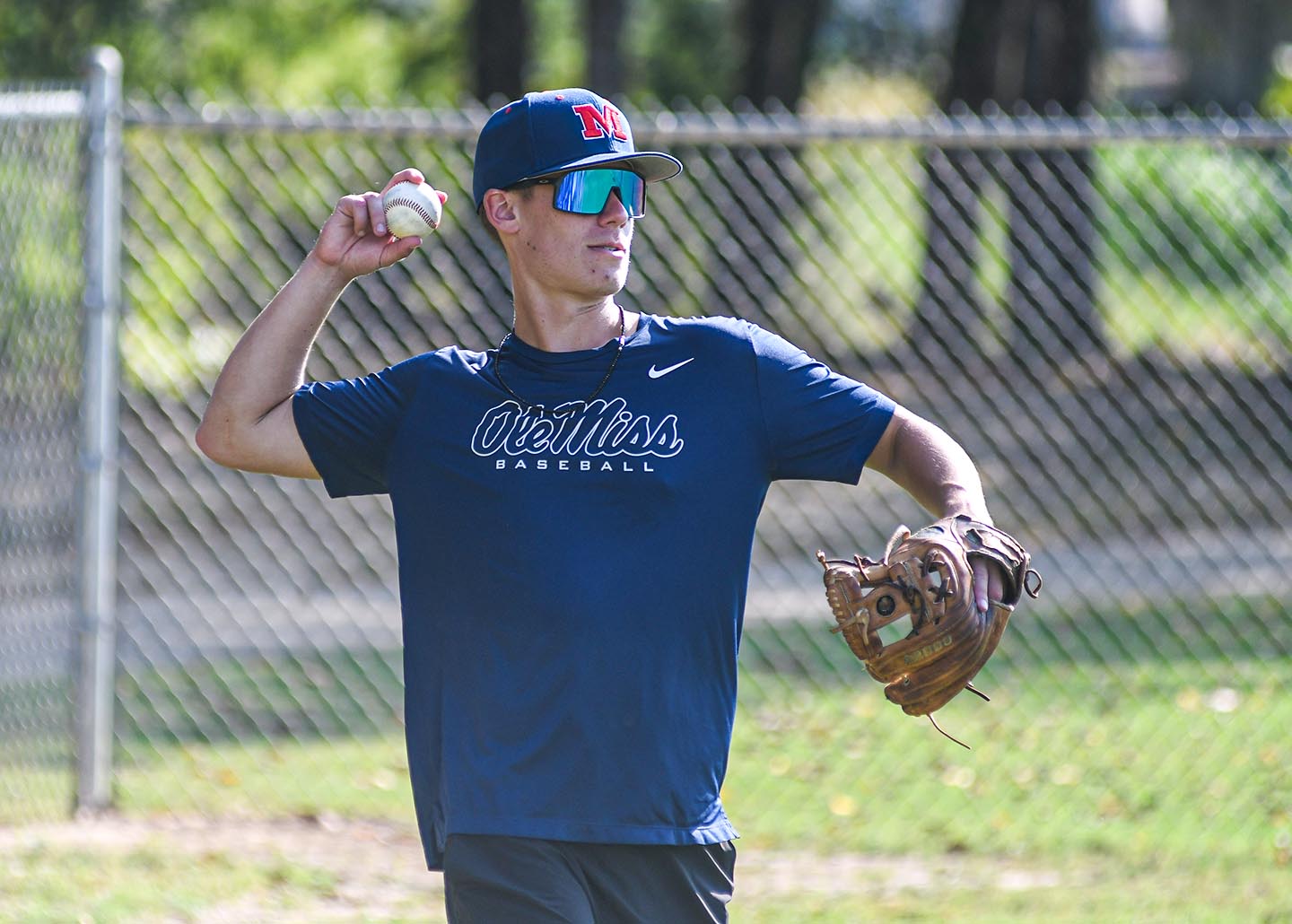 Gallery: Ole Miss infielders Peyton Chatagnier, Garrett Wood host camp ...