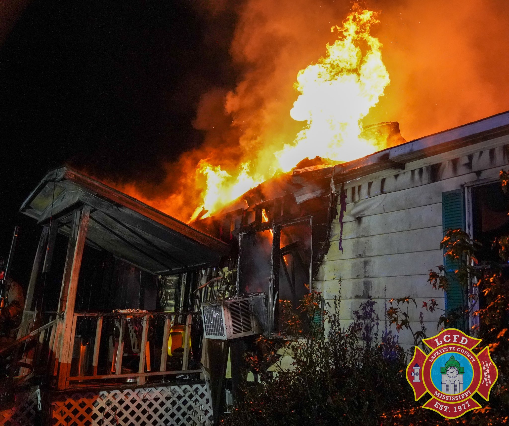 Lafayette County Fire Department responds to structure fire on County ...