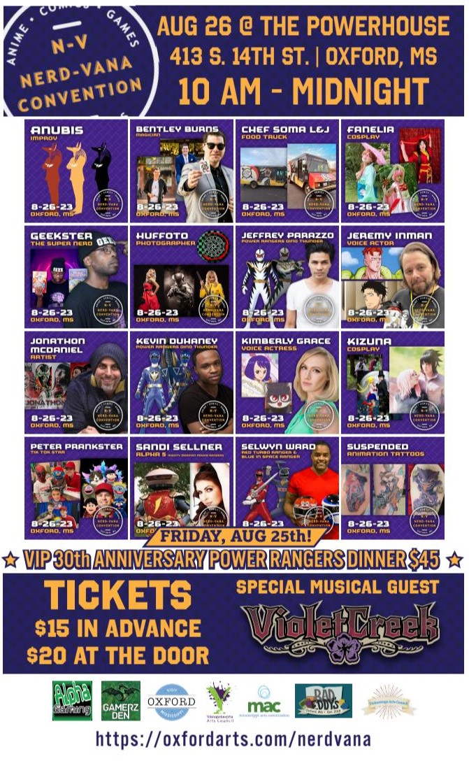 Nerd-vana Con returns Aug. 25 to the Powerhouse | The Oxford Eagle