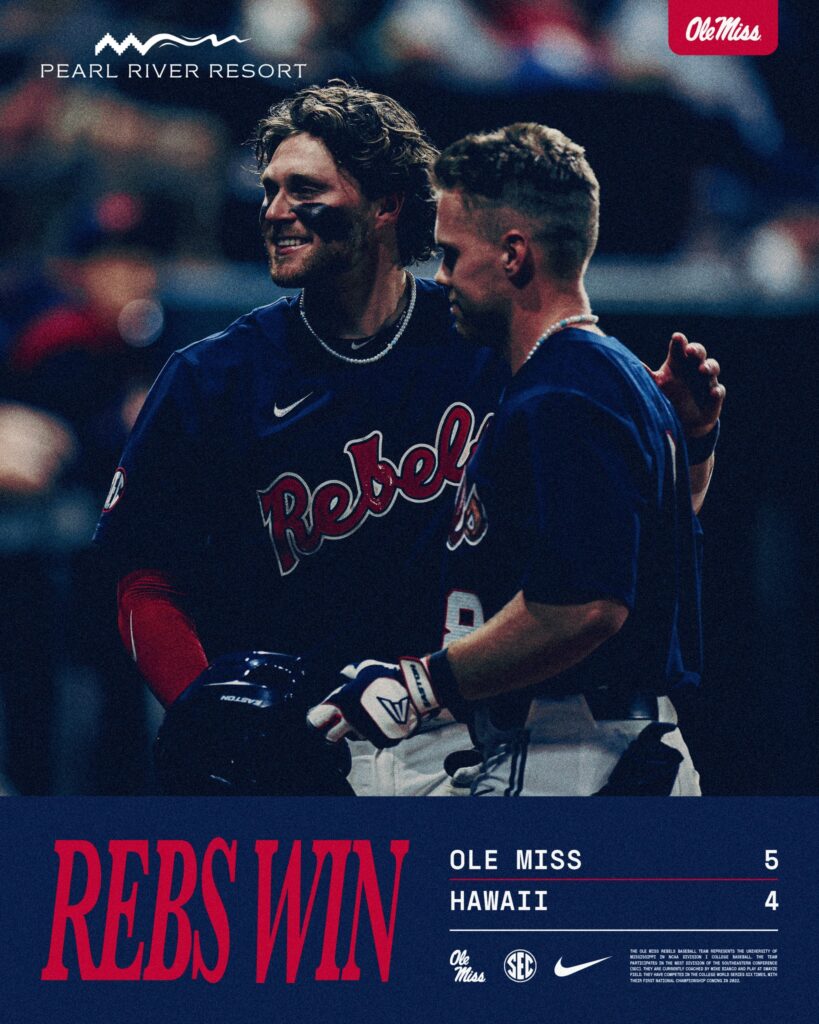 Baseball wins marathon over Hawaii to open 2024 season - The Oxford ...