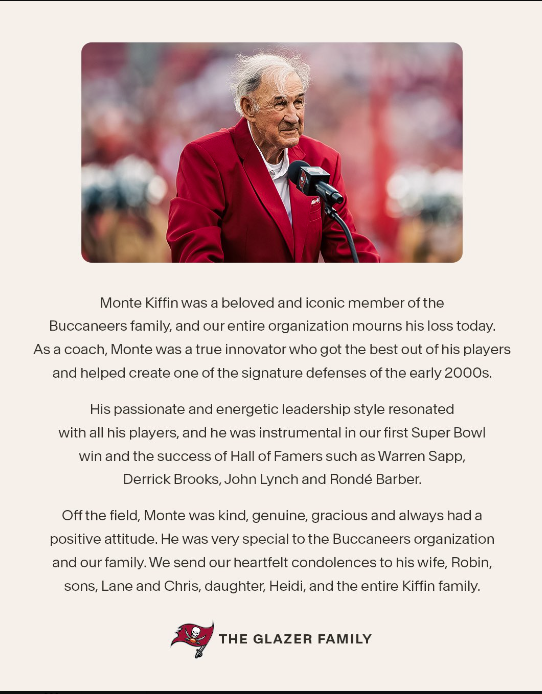 Monte Kiffin, legendary coach and Lane Kiffin's father, dies at 84 ...