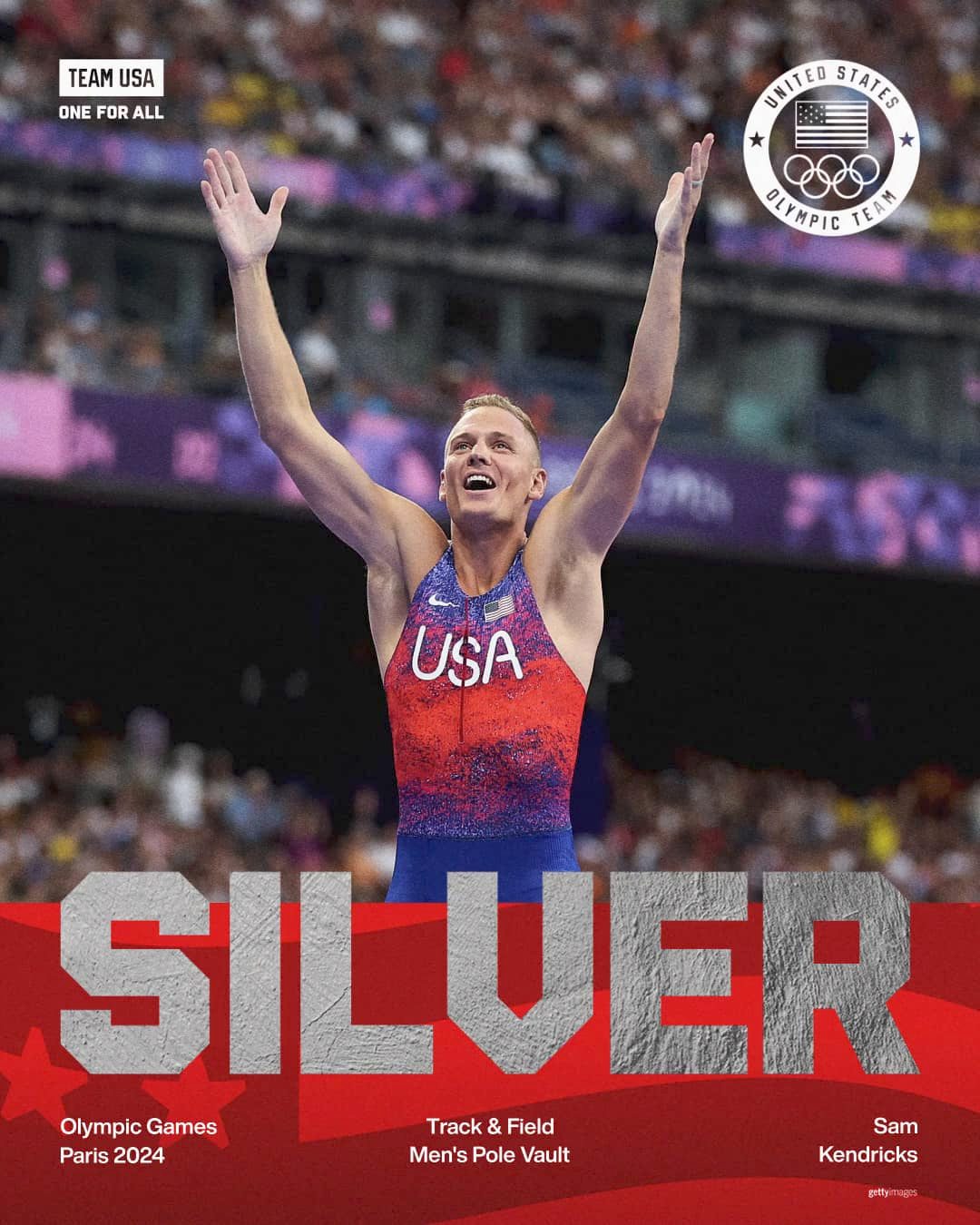 Kendricks wins silver medal in Paris | The Oxford Eagle