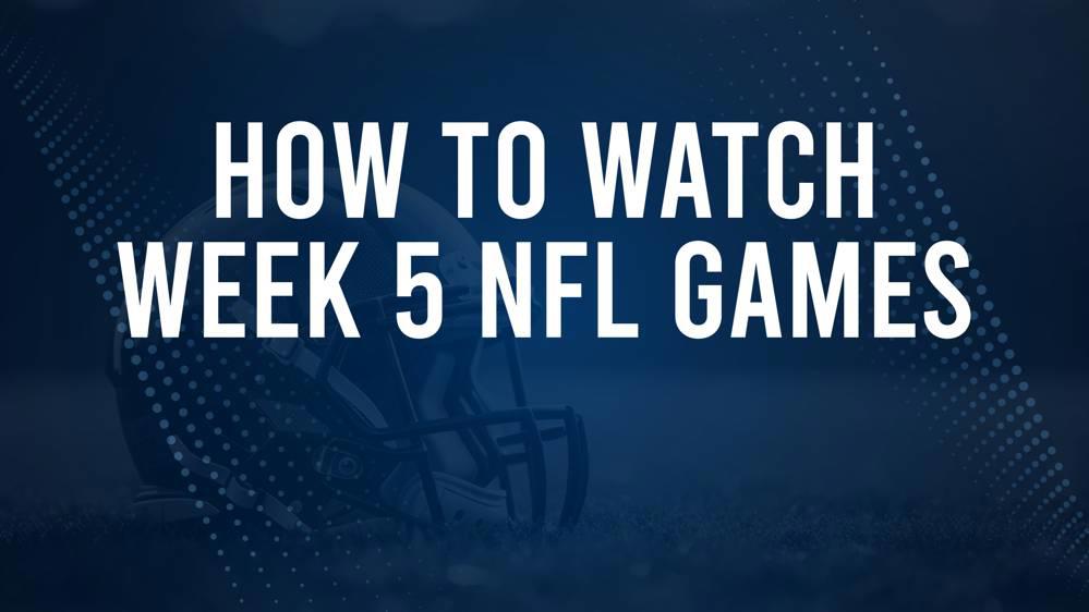 NFL Week 5 TV Schedule, Streams, Start Times, Channels | The Oxford Eagle