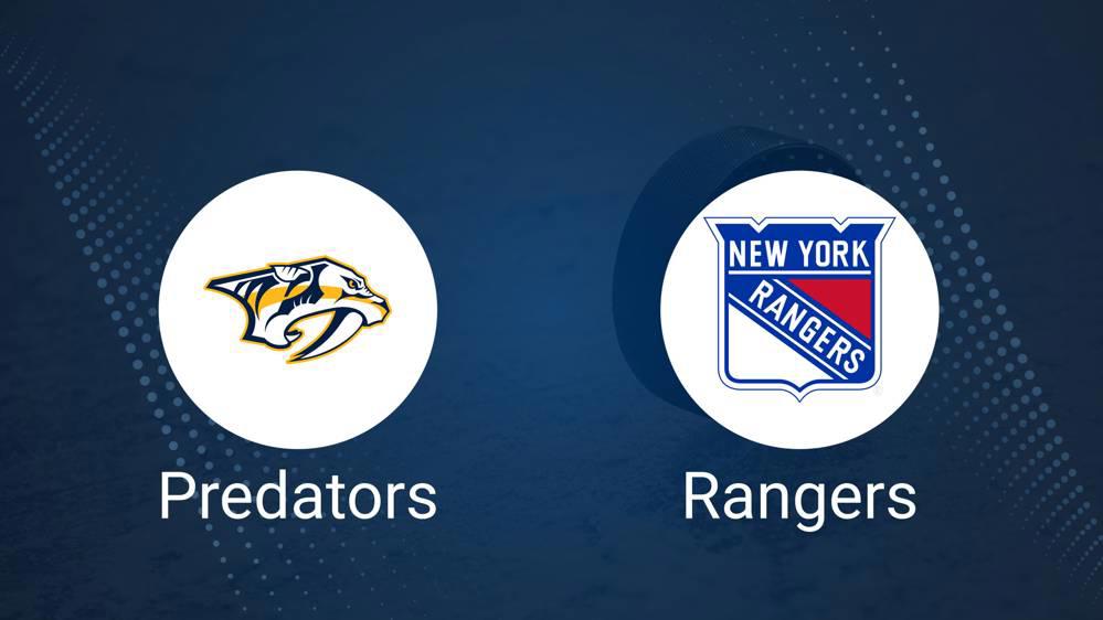 How to Pick the Predators vs. Rangers Game with Odds, Spread, Betting ...