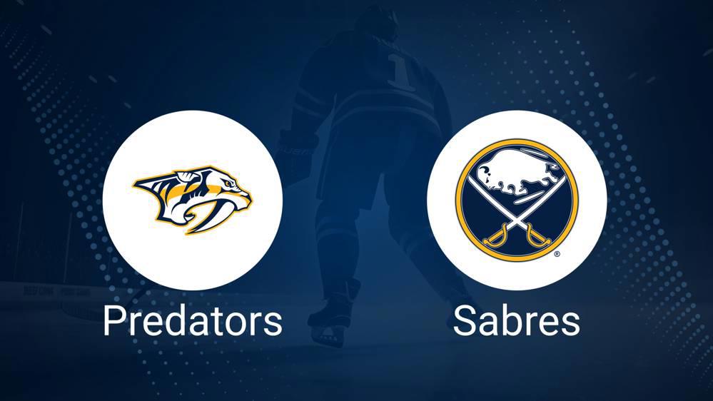 How to Pick the Predators vs. Sabres Game with Odds, Spread, Betting ...